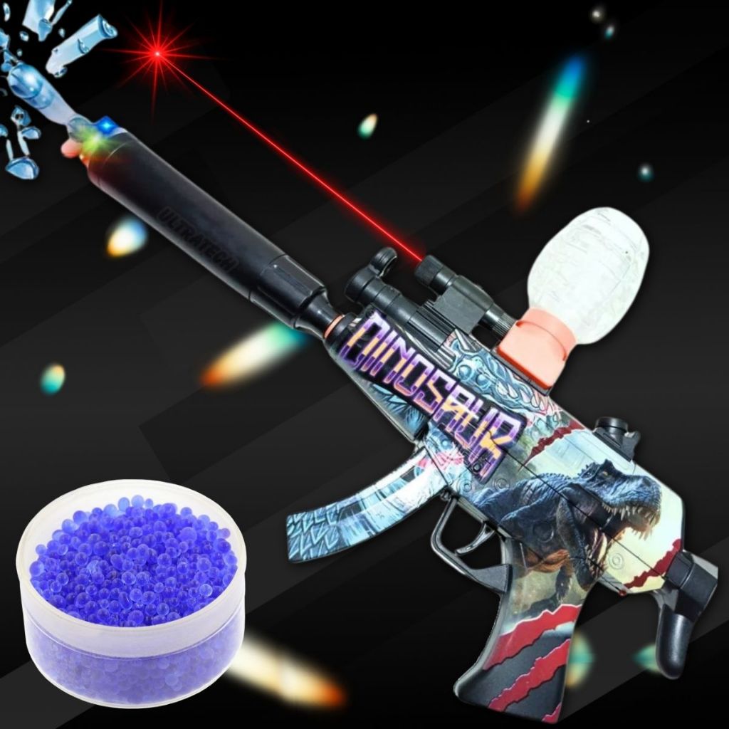 Arma De Gel Metralhadora Mp5 Arminha Bolinha De Gel Orbeez | Shopee Brasil