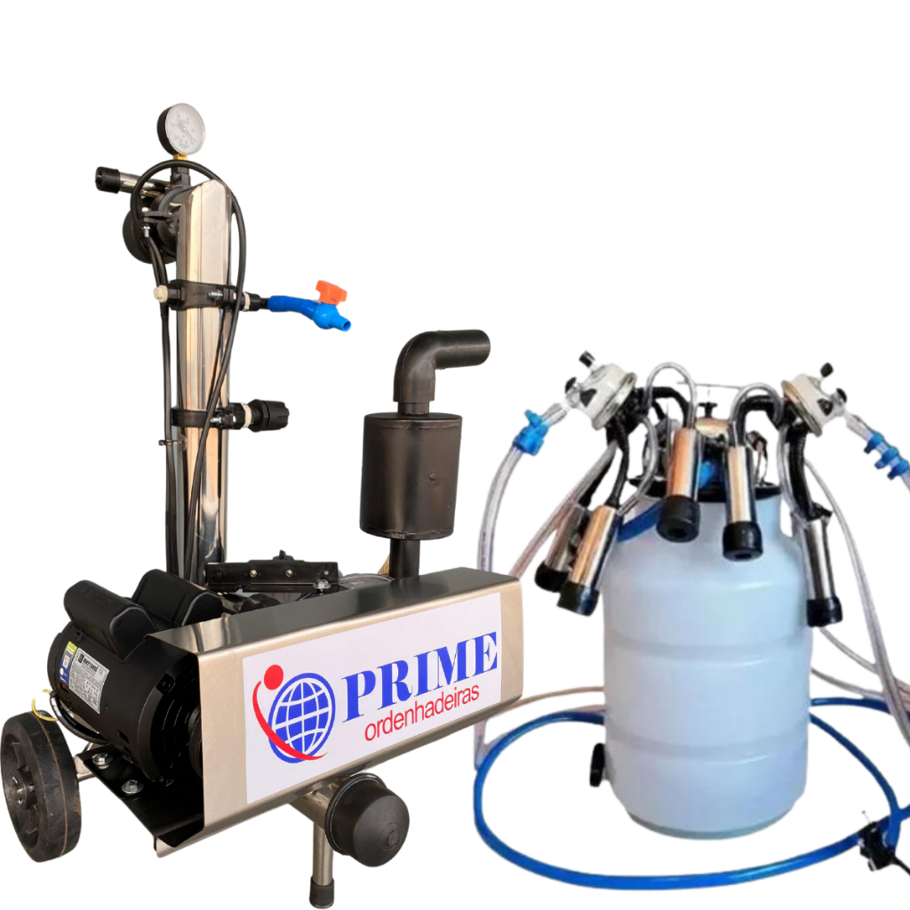 ORDENHADEIRA MOVEL BV 300 1CV DE LEITE EM INOX COMPLETA COM CONJUNTO DE ORDENHA | Shopee Brasil