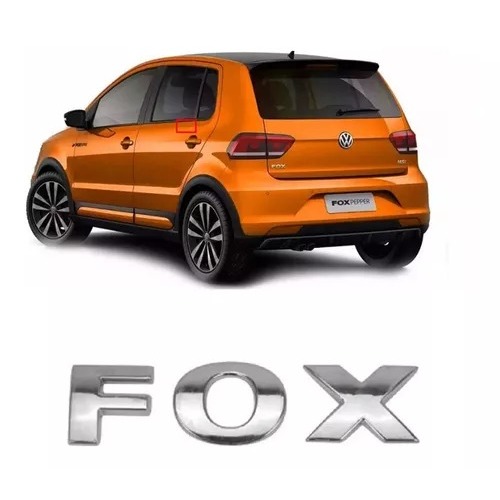 Emblema Escrita Fox 2011 2012 2013 2014 2015 2016 2017 2018 2019 2020 ...