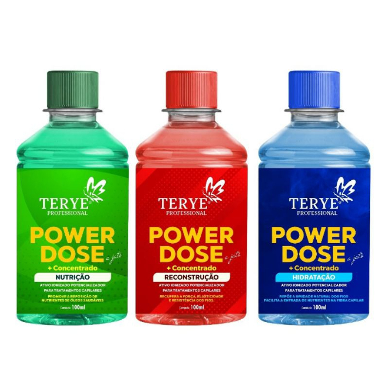 Kit Nano tecnologia Power dose + concentrado Terye ativo ionizado | Shopee Brasil