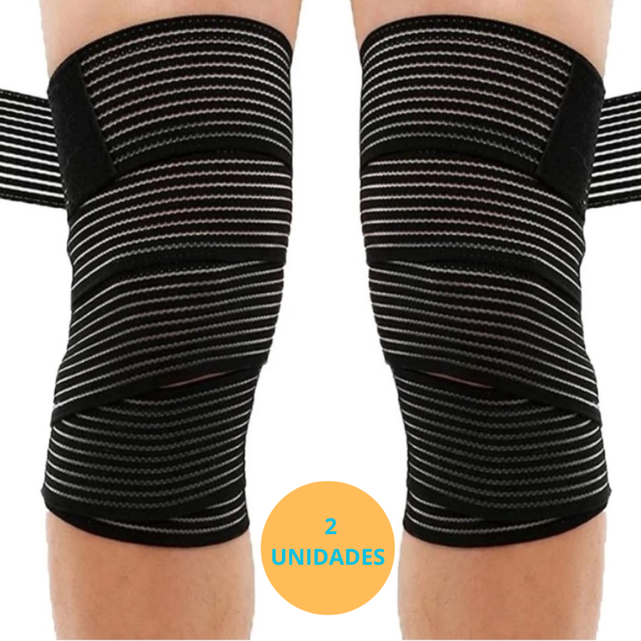 Par de Faixa de Compressão Esportiva Academia Multiuso Fitness Strap ...