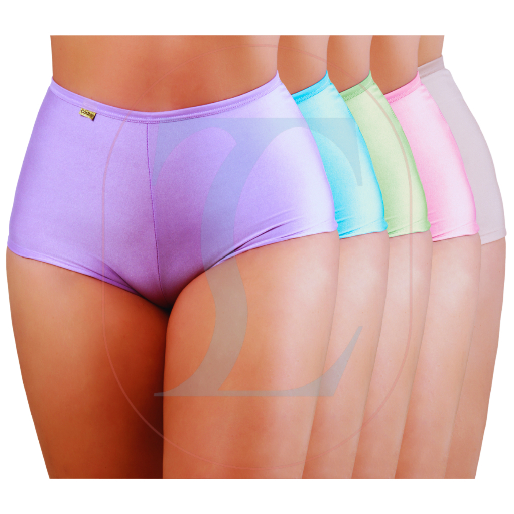 Kit Calcinha Box Shortinho Cueca Feminina Calcinhas Boxer Não Marca na Roupa | Shopee Brasil