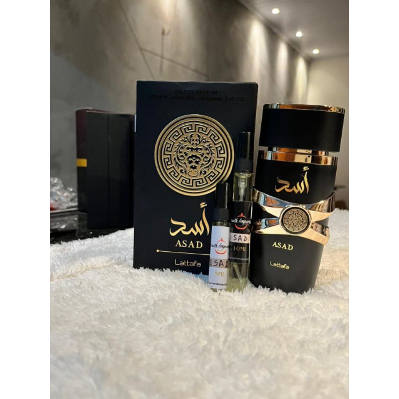 perfume ASSAD da Lattafa masculino 5ML 10ML | Shopee Brasil