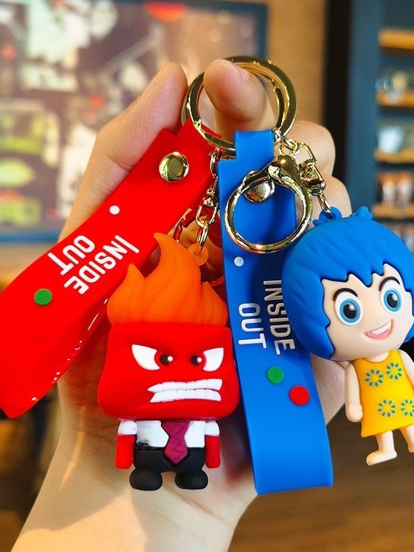Chaveiro emborrachado divertidamente 2 Inside out filme infantil ...