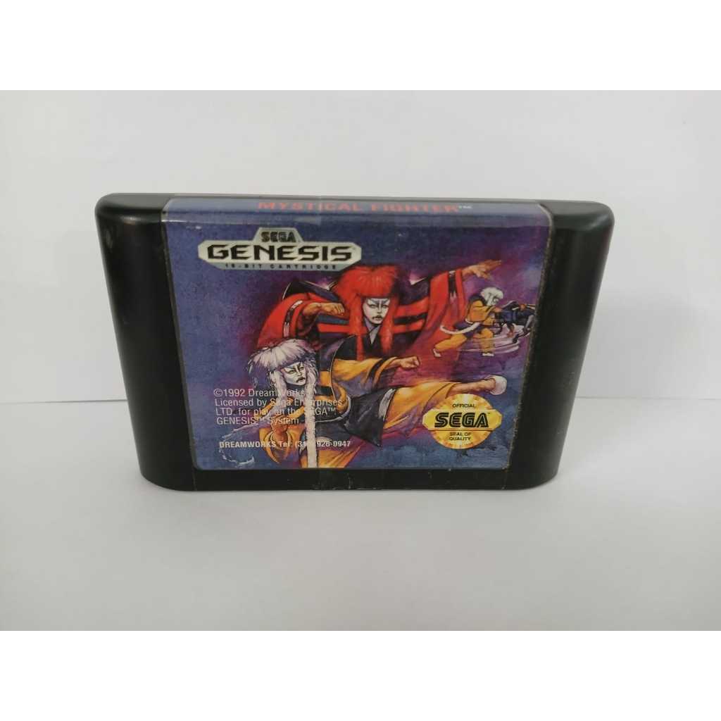Cartucho de mega drive Mystical fighter original(relabel) | Shopee Brasil