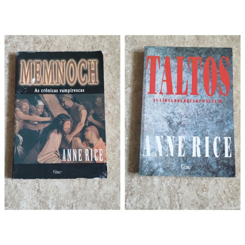 Livro Anne Rice - Memnoch As crônicas Vampirescas / Taltos | Shopee Brasil