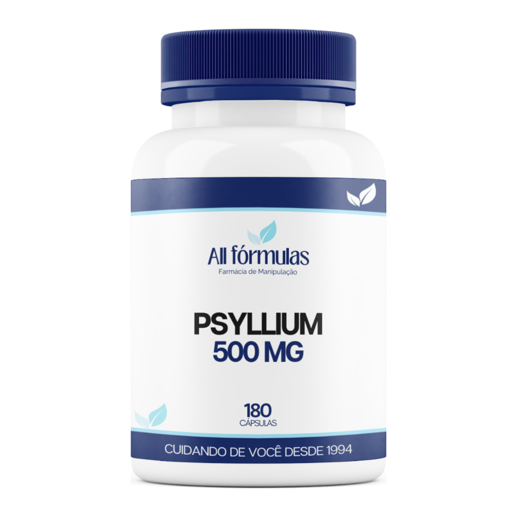 Psyllium 500 MG - 180 Cápsulas | Shopee Brasil