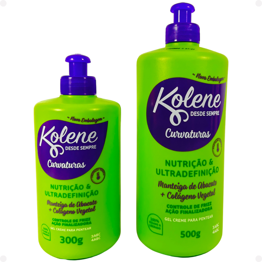 Gel Creme para Pentear Kolene Nutrição e Ultradefinição Cronograma ...