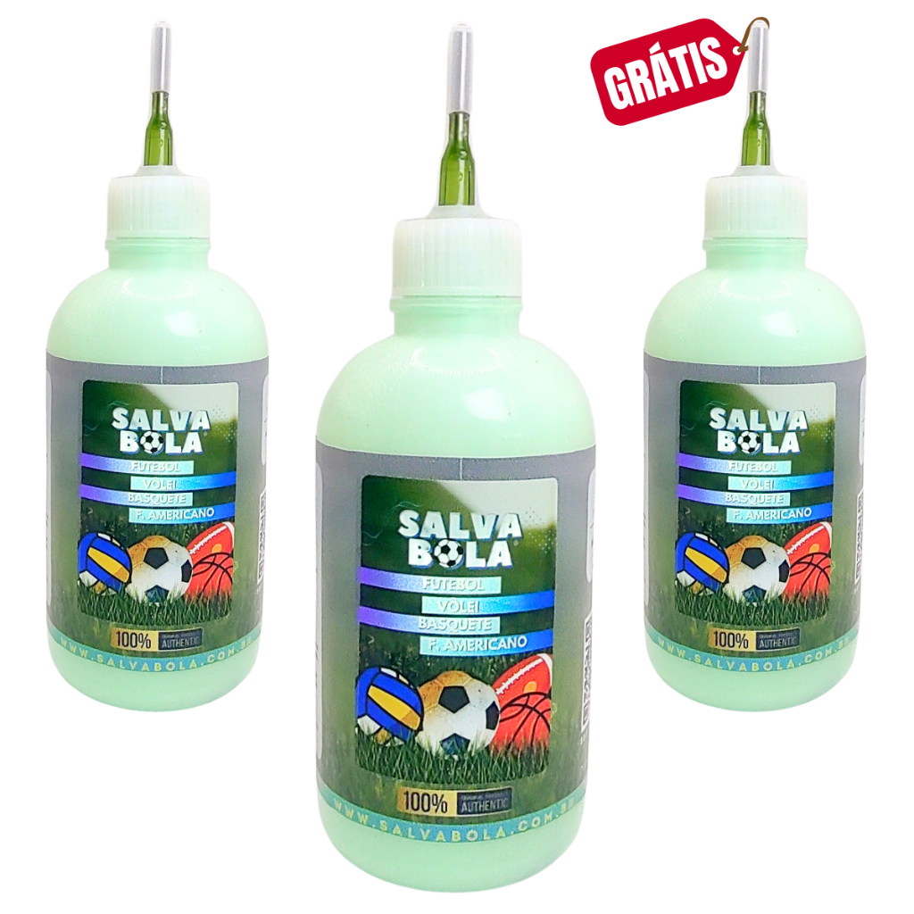 KIT 3 Salva Bola Original Reparo Cola Bola Furada sem abrir | Shopee Brasil