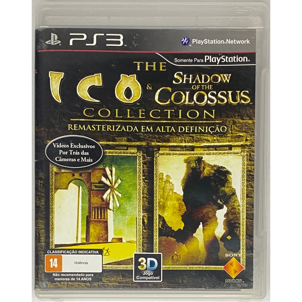 The Ico & Shadow of the Colossus Collection PS3 - Original - Mídia ...