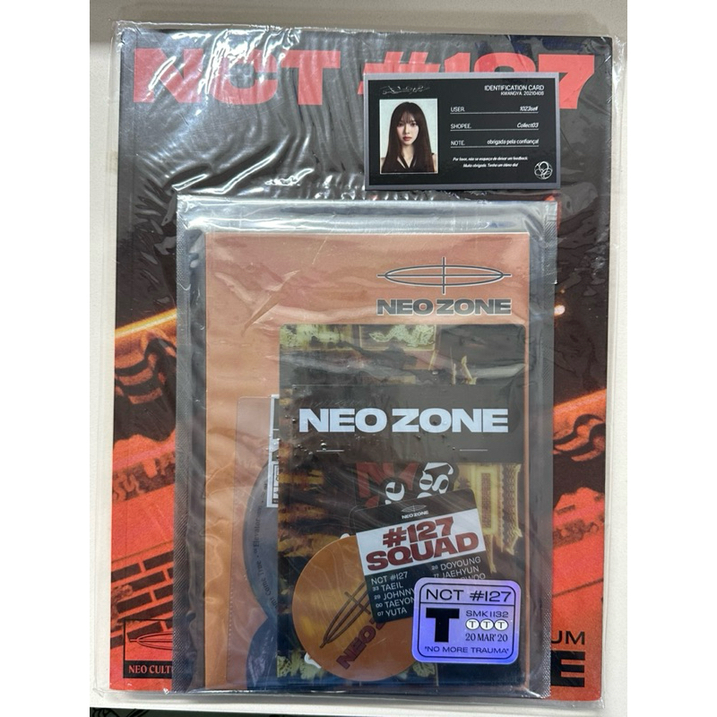 NCT 127 NEOZONE ALBUM VERSÃO T | Shopee Brasil