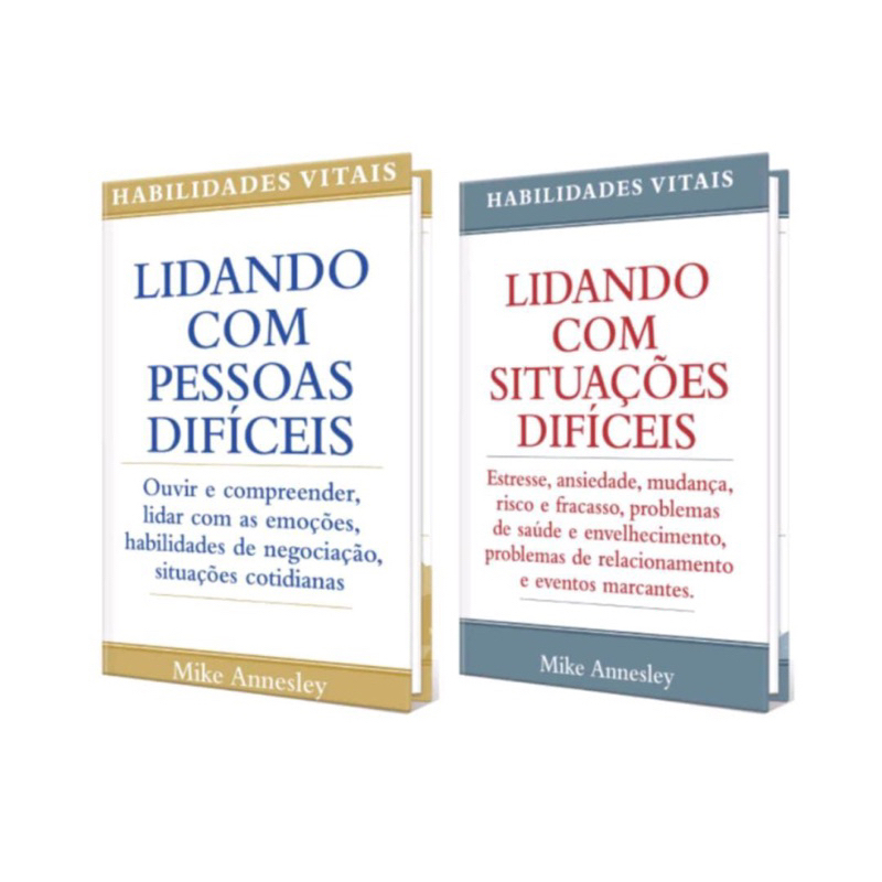 KIT C/ 2 LIVROS - LIDANDO COM PESSOAS E SITUAÇÕES DIFÍCEIS - MIKE ...