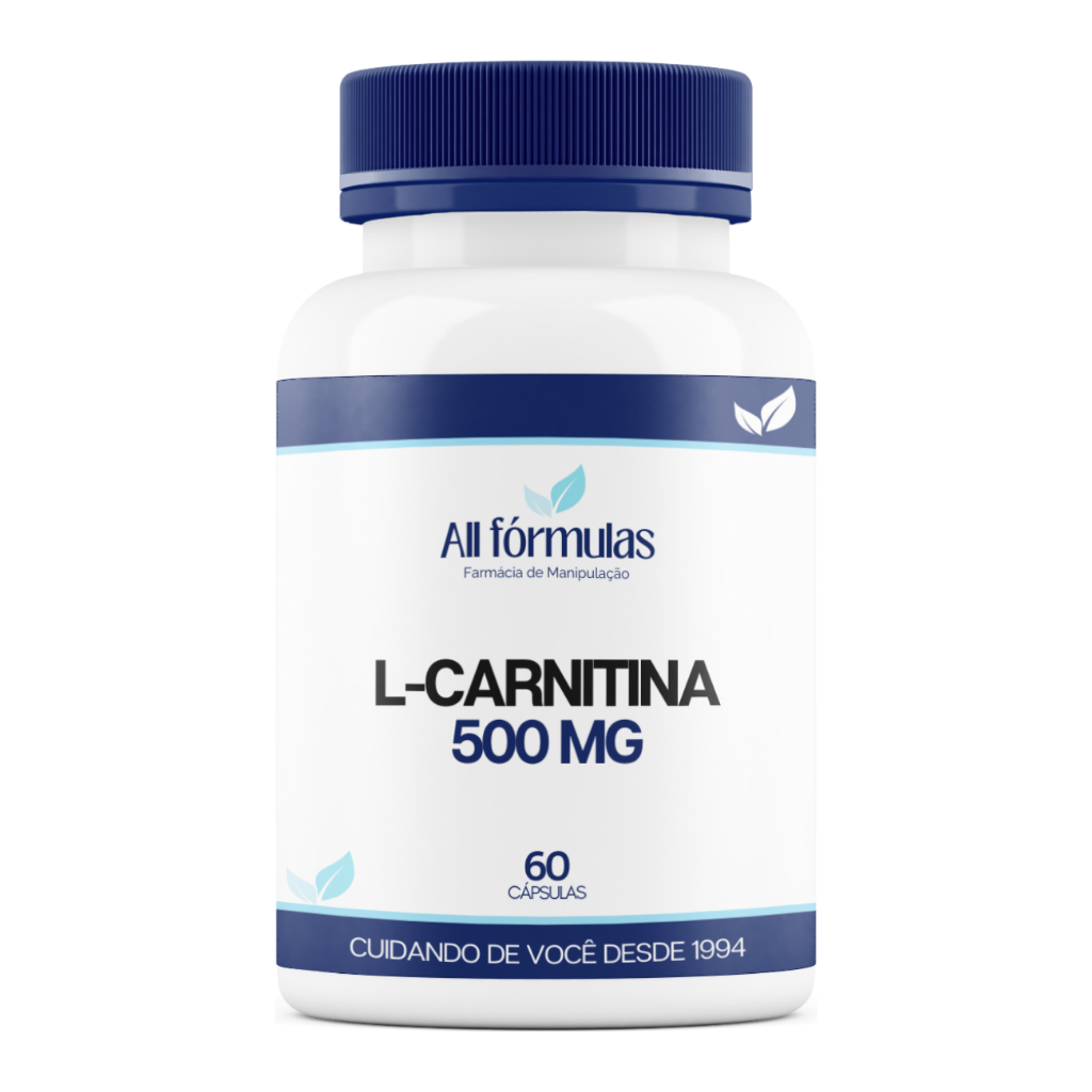 Suplemento L-Carnitina 500 MG 60 Cápsulas - Original | Shopee Brasil