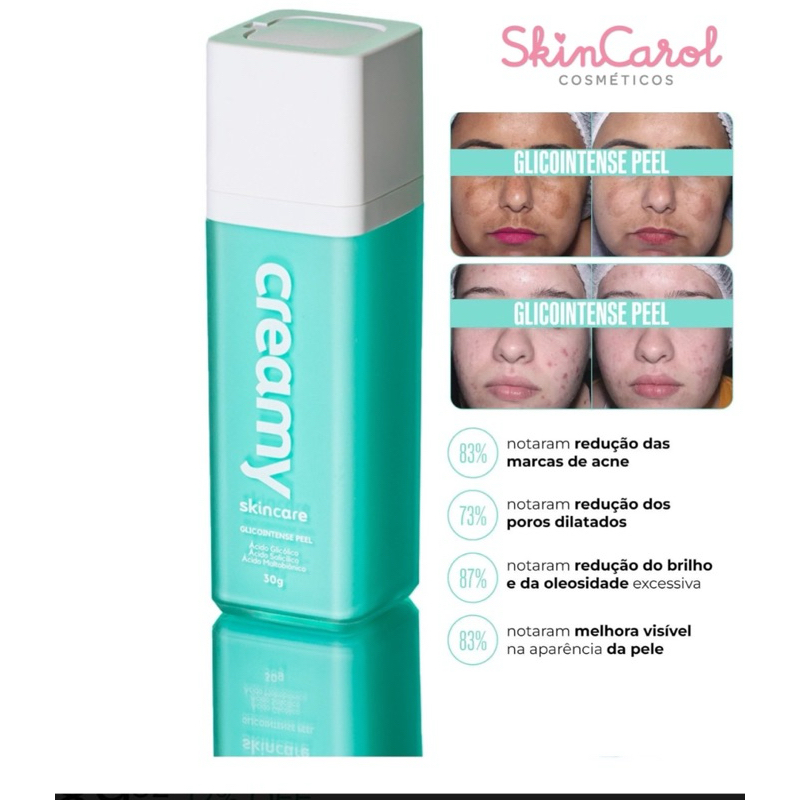 Creamy Skincare Glicointense Peel - Peeling 18,5% - 30g | Shopee Brasil