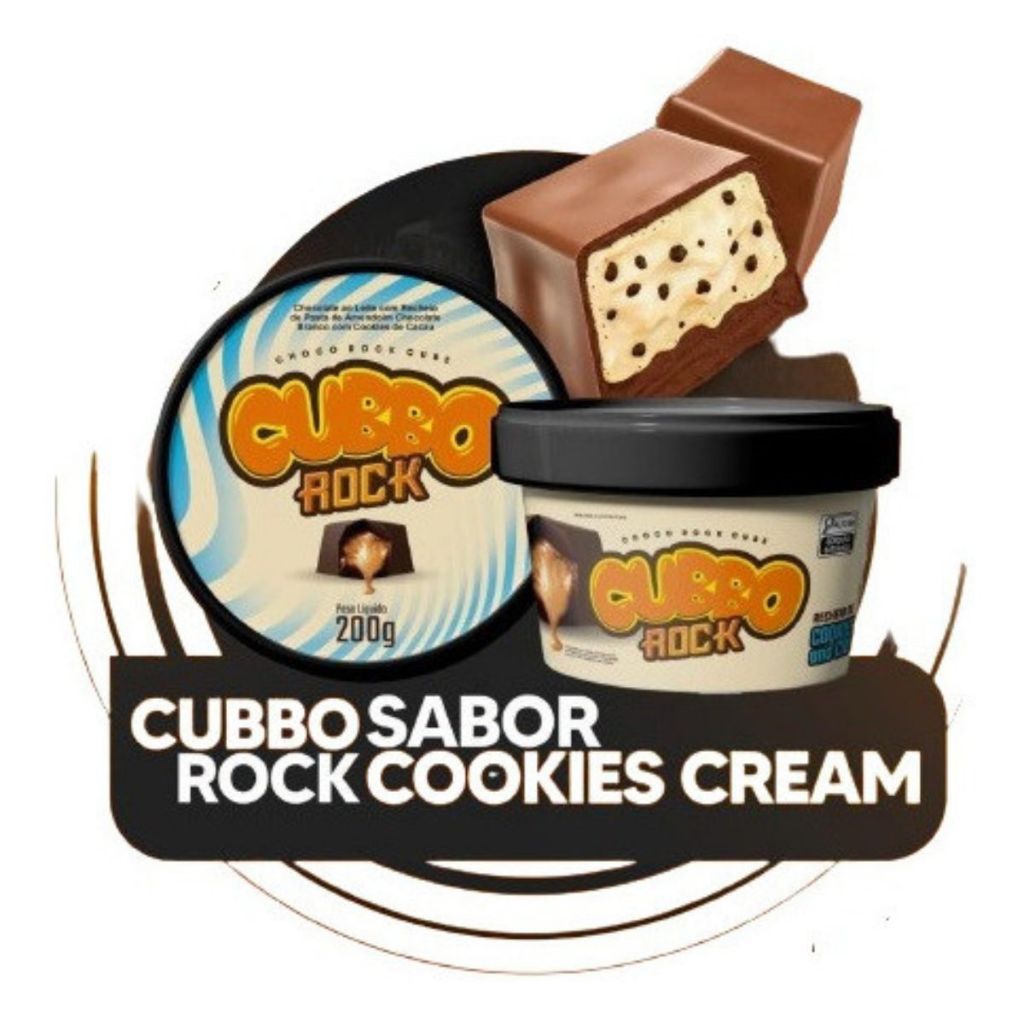 Chocolate Cubbo Rock Peanut | Shopee Brasil