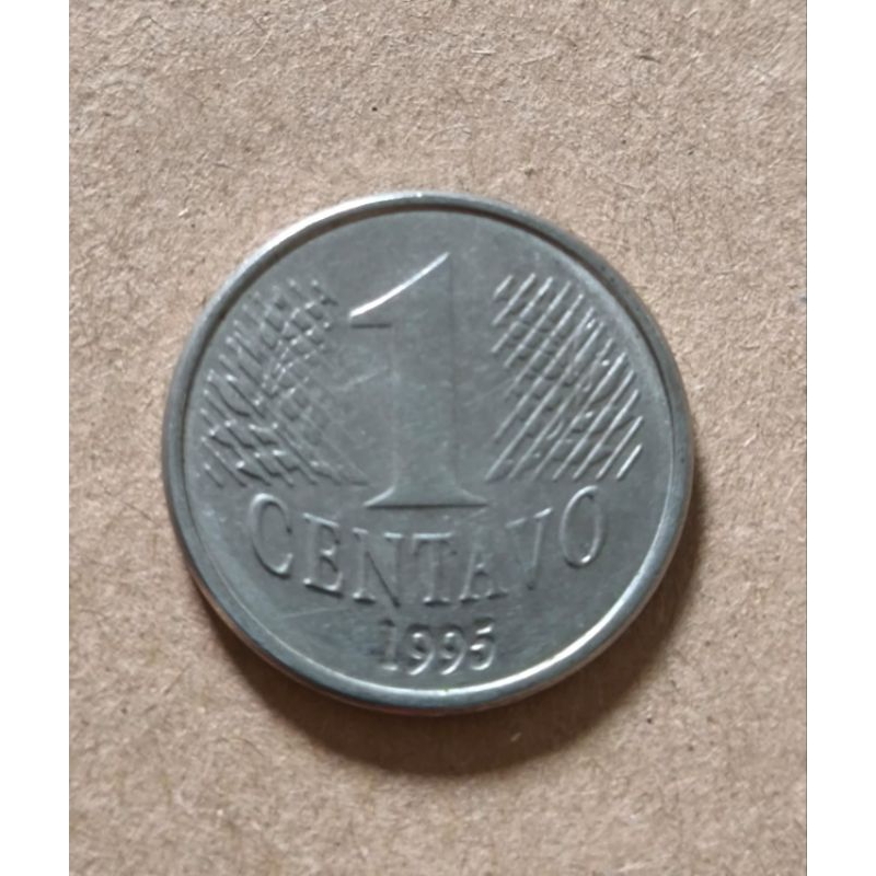 Moeda de 1 centavo (1994-1997) 1a família do Real | Shopee Brasil