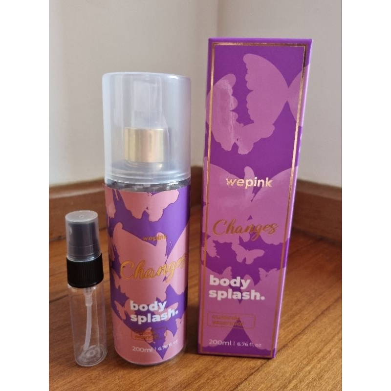 Body splash wepink Changes Desodorante colonia-15ml | Shopee Brasil