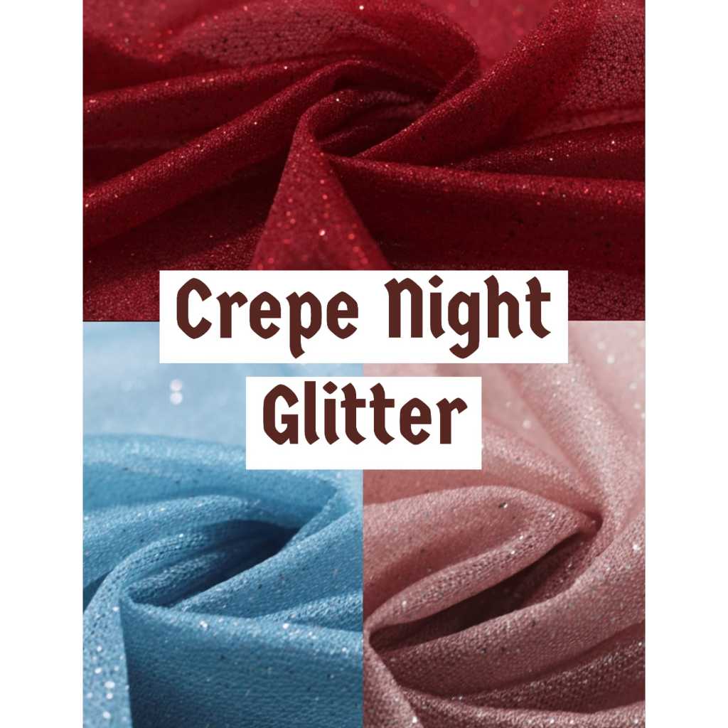5 METROS CREPE NIGHT GLITTER, CREPE GLITER (5M X 1,50M) | Shopee Brasil