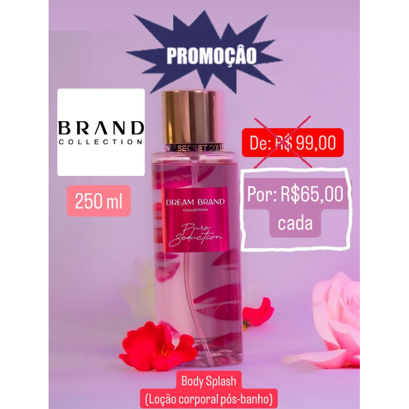 Body Splash Lançamento Dream Brand Collection 250 ml | Shopee Brasil