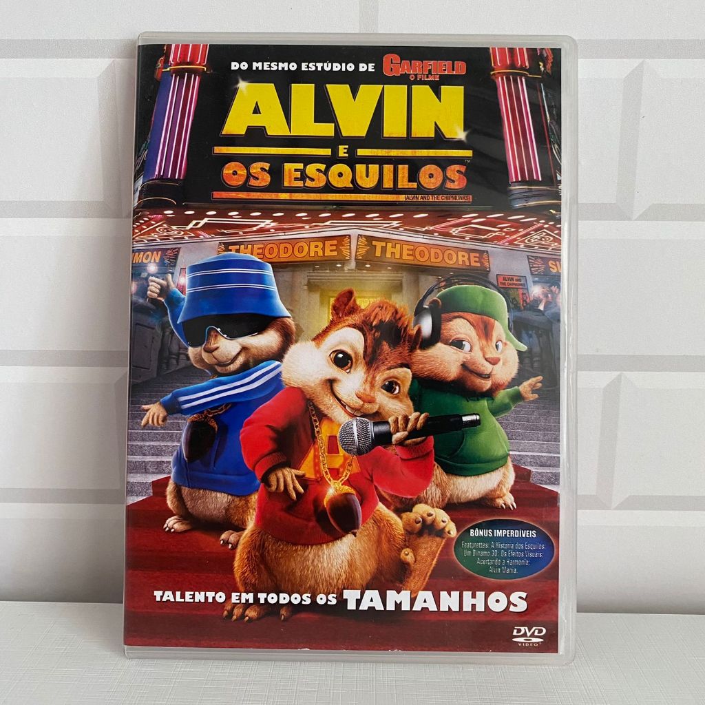 DVD Alvin e os Esquilos 1 Original | Shopee Brasil