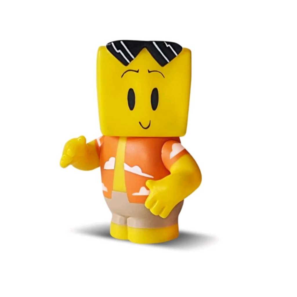 Boneco Minecraft Vinil 12cm Mel Coleção Turma do Problems Mini Gamer ...