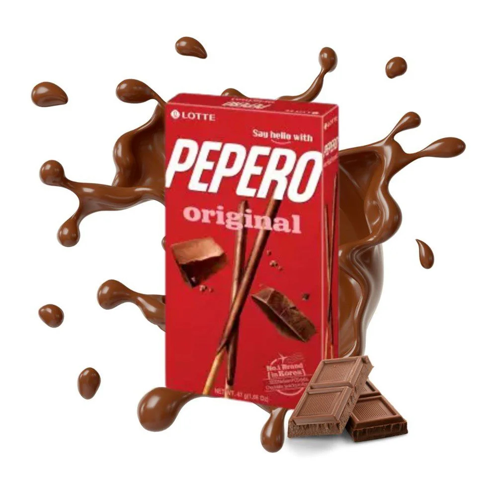 Biscoito Coreano Pepero Sabor Original 32g | Shopee Brasil