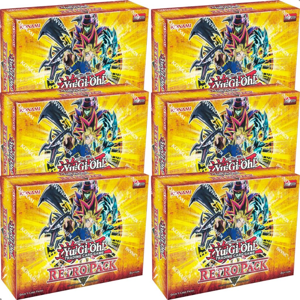 Yugioh Retro Pack 2024 Booster Cartas Inglês Tcg Card Game Konami Kit 6 ...