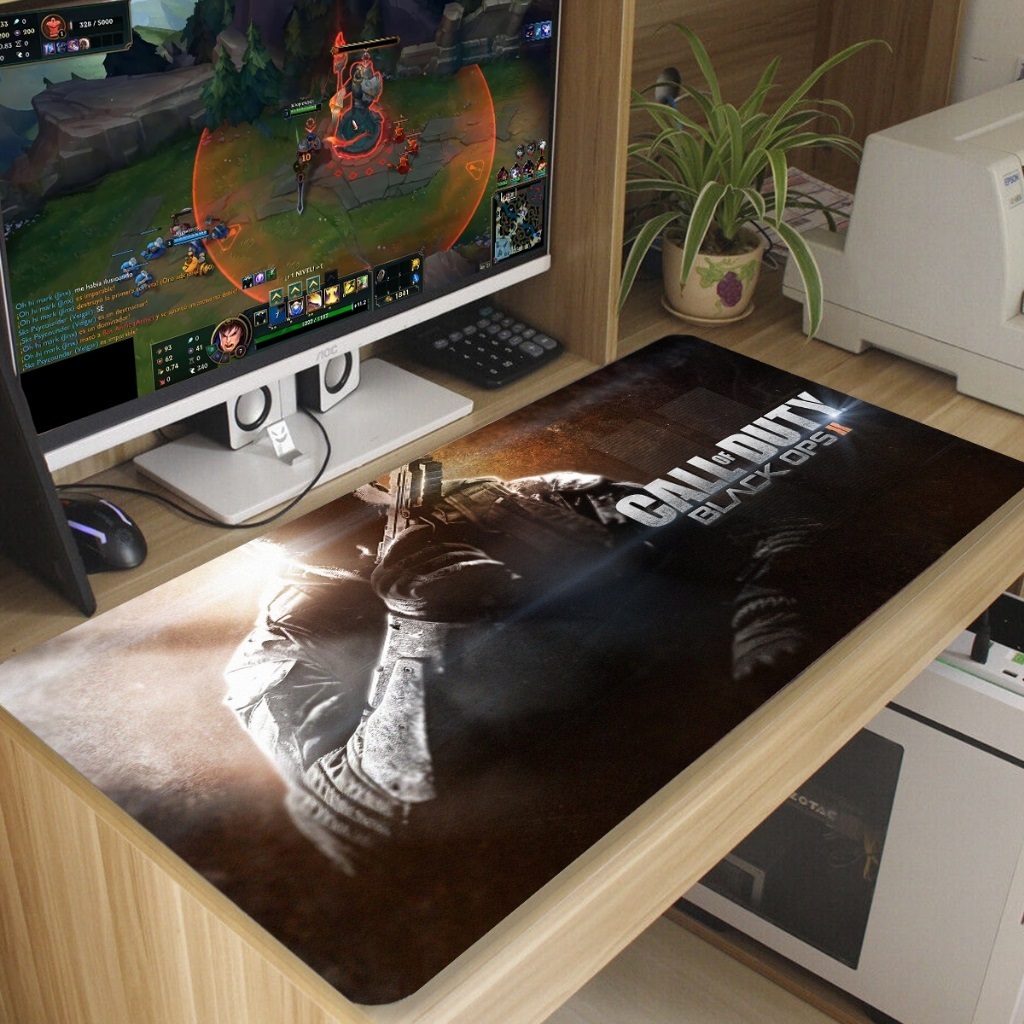 Mouse pad gamer cod call Antiderrapante Grande diversas estampas 80x35 ...