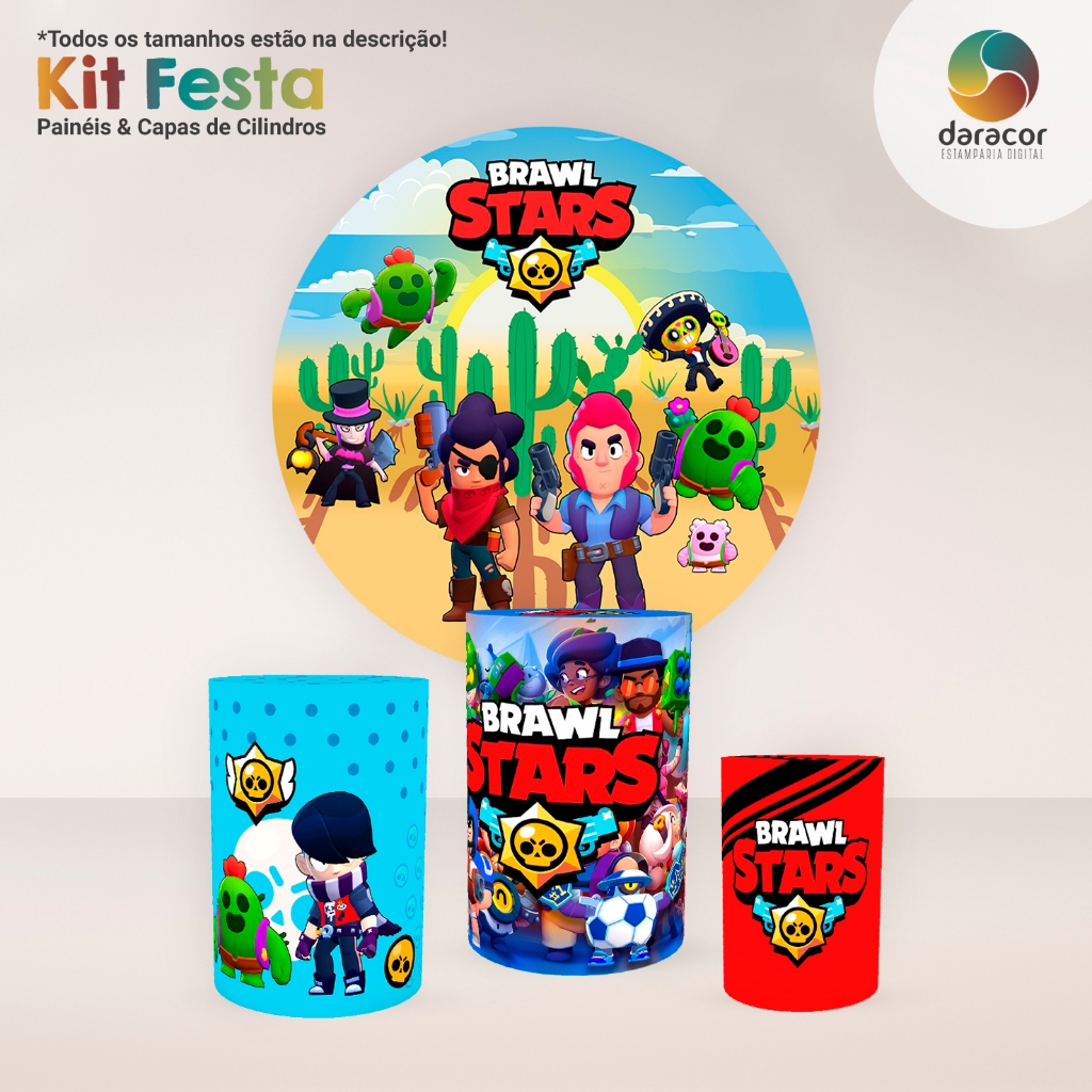 Kit Festa Brawl Stars com Painel 1,50x1,50 | Shopee Brasil