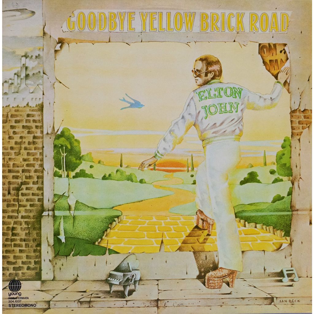 Lp Elton John - Goodbye Yellow Brick Road - 1973 Excelente | Shopee Brasil