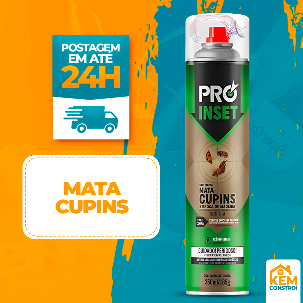 Mata Cupim Incolor Aerosol 350ML - Baston | Shopee Brasil