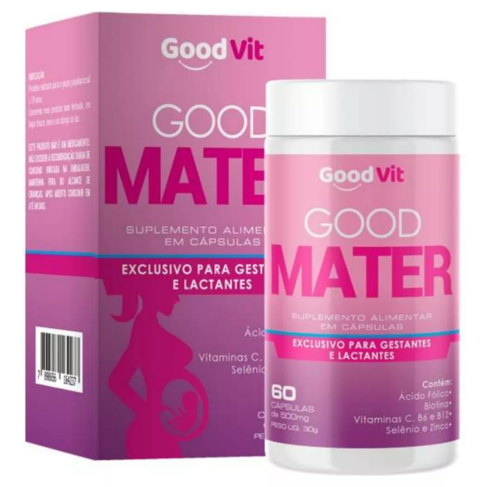 Good Mater Suplementação Completa Good Vit 60 Cápsulas | Shopee Brasil