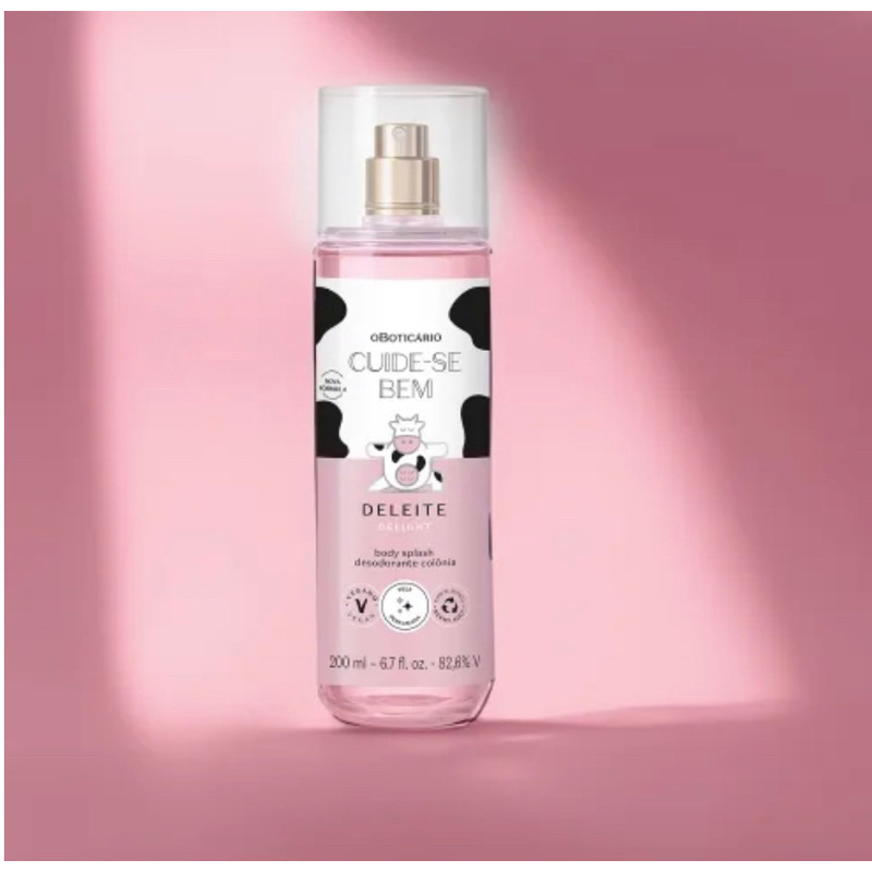 Body Splash Cuide-Se Bem Deleite VAQUINHA 200ml ORIGINAL | Shopee Brasil
