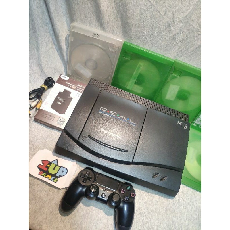 3do com BLUE retro e joystick de ps4 (da pra conectar joystick de play ...