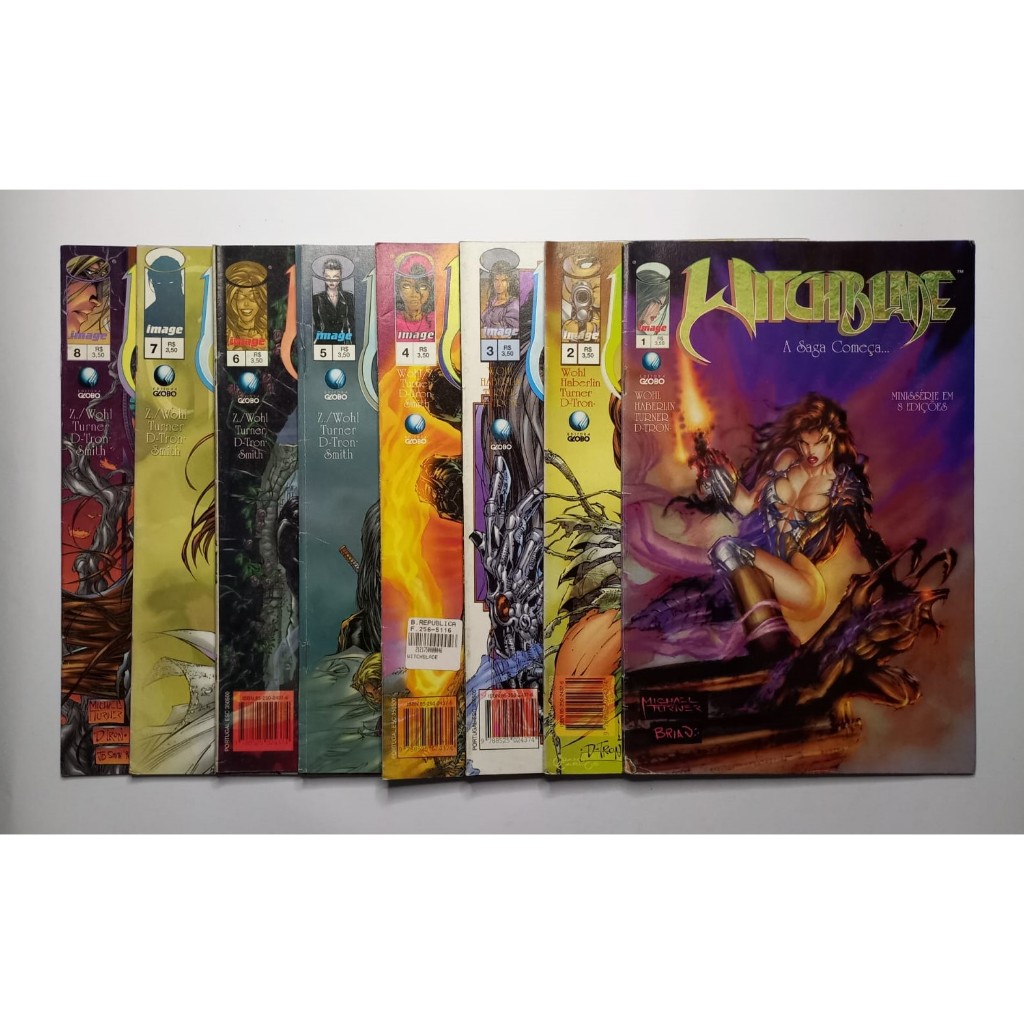 Image Witchblade 1 2 3 4 5 6 7 8 Completa Editora Globo 1997 ...