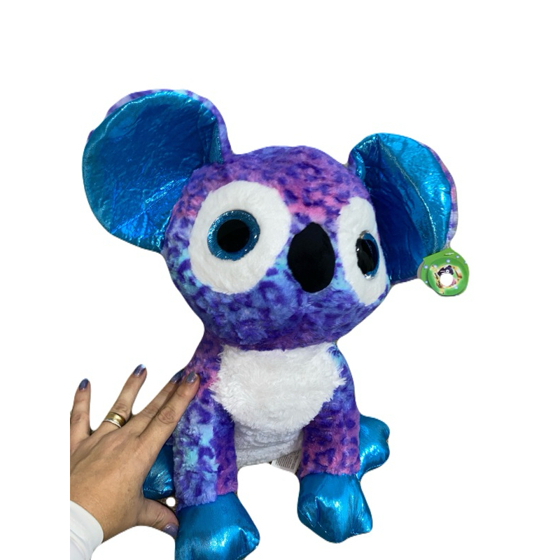 Pelúcia Coala Stich Colorido Roxo Grande 40cm - Pelúcia Premium ...