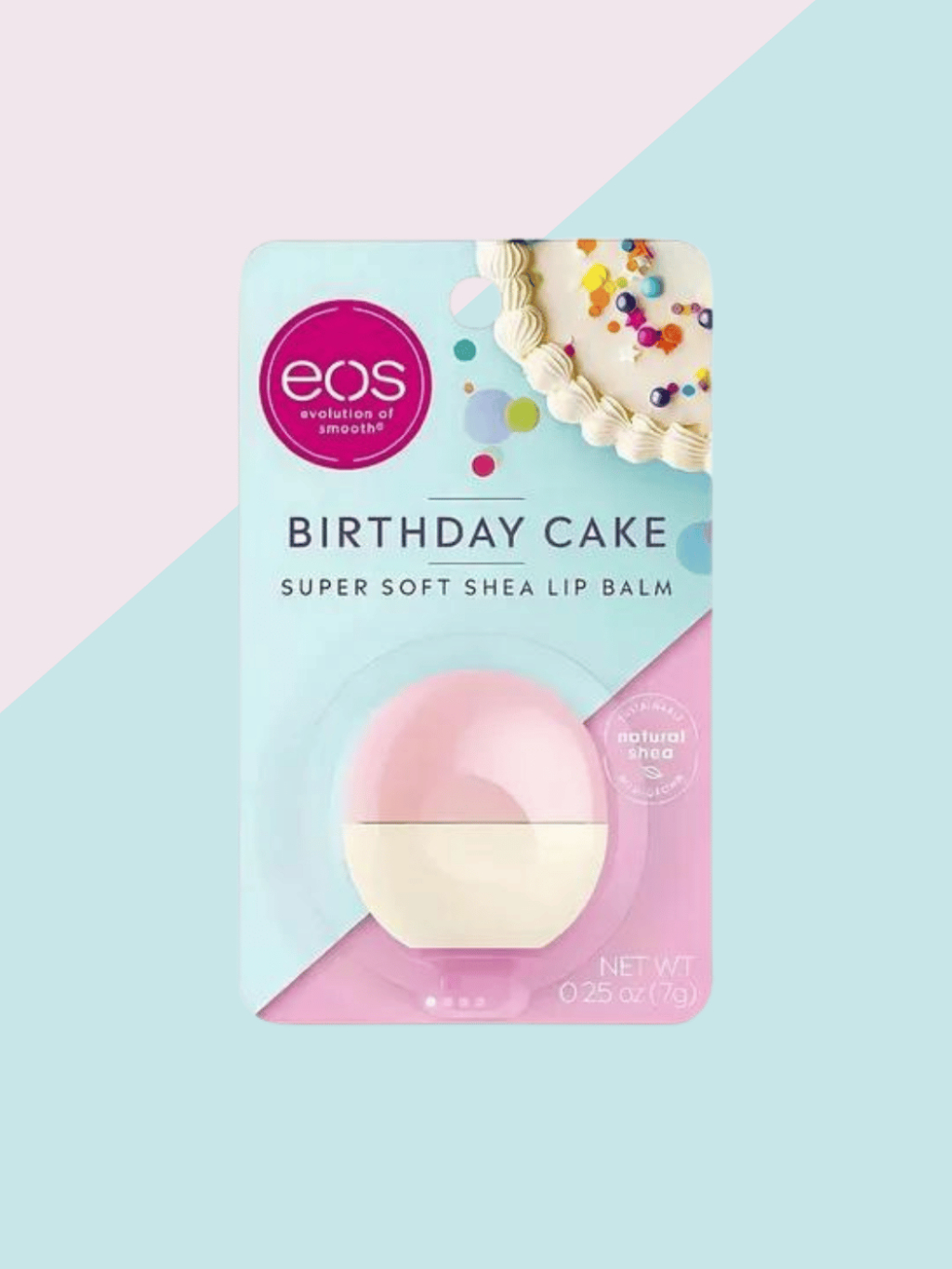 Lip Balm EOS Birthday Cake 7g Protetor labial Balsamo Labial EOS bola ...