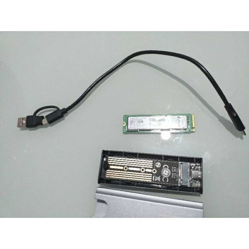 ssd m2 com 256gb + case com cabo tipo c | Shopee Brasil