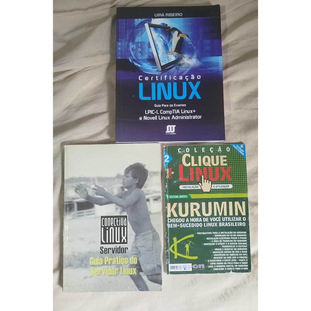 Kit De Livros De Linux Certificação Kurumin Conectiva | Shopee Brasil