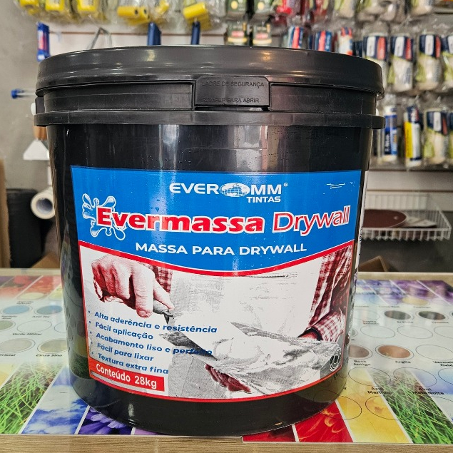 Massa Drywall 15 Kg - Everomm Tintas | Shopee Brasil