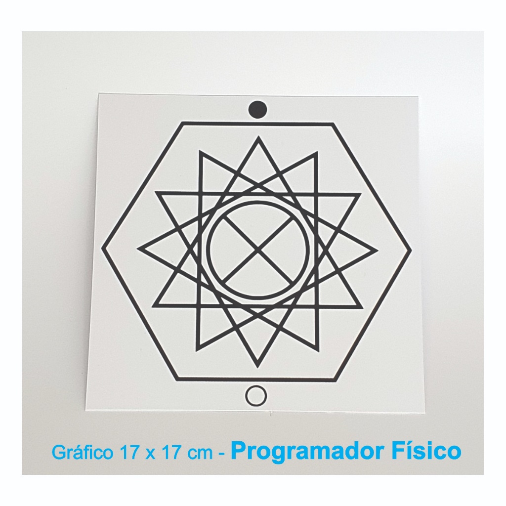 Gráfico Radiestesia Radiônica 17x17 cm - PROGRAMADOR FÍSICO | Shopee Brasil