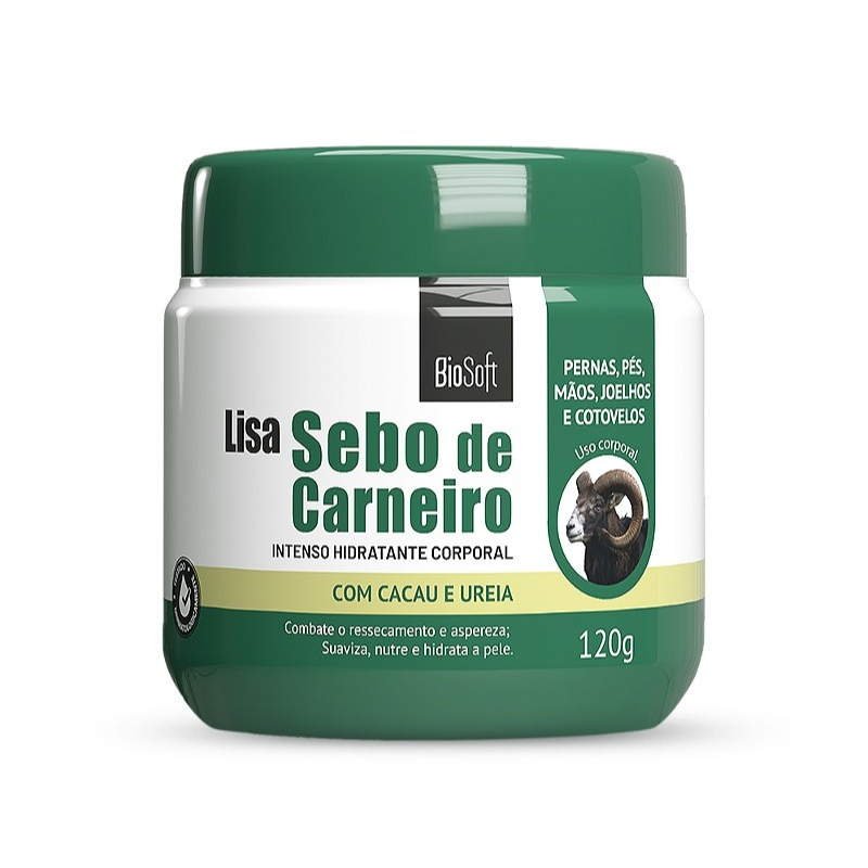 Sebo De Carneiro Intenso Hidratante Corporal Creme Lisa Bio Soft 120g ...
