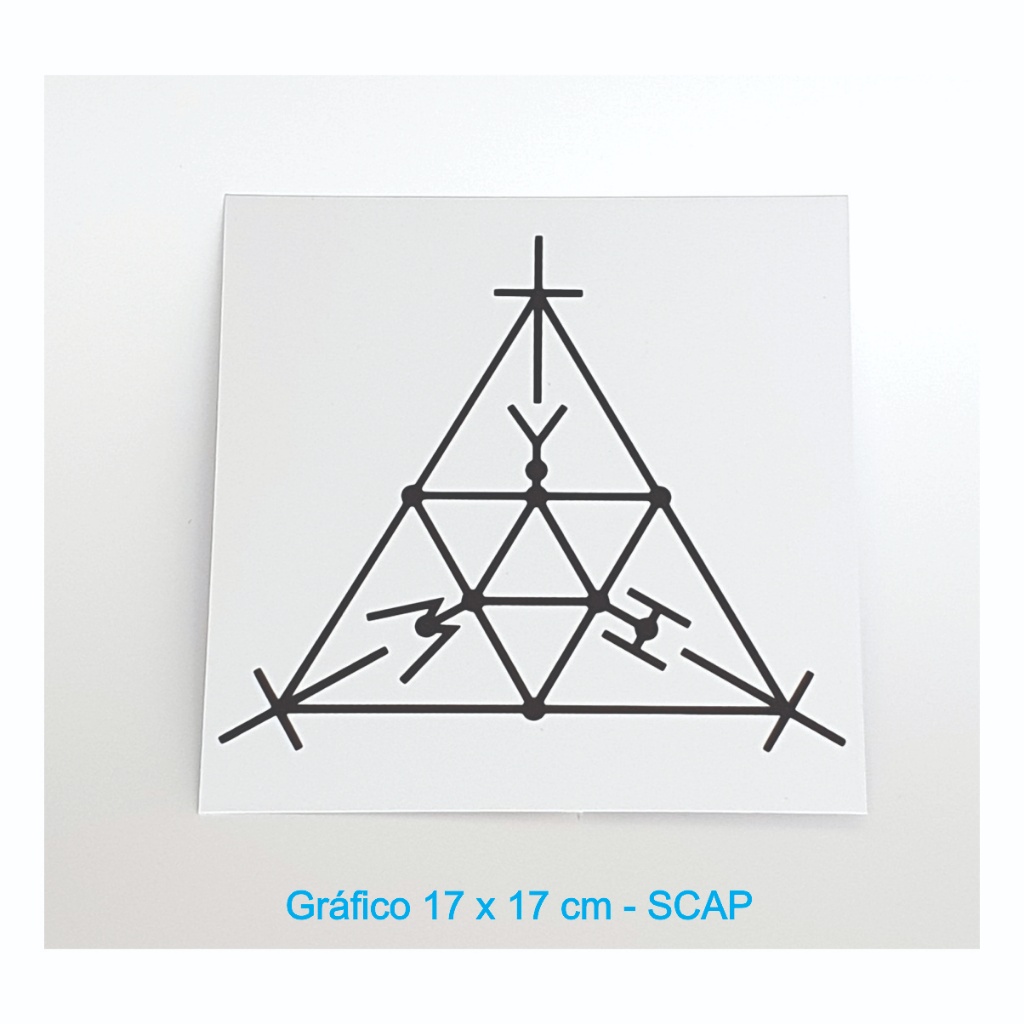 Gráfico Radiestesia Radiônica 17x17 cm - SCAP ANDRÉ PHILLIPE | Shopee ...