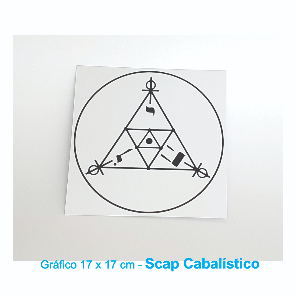 Gráfico Radiestesia Radiônica 17x17 cm - SCAP CABALÍSTICO | Shopee Brasil