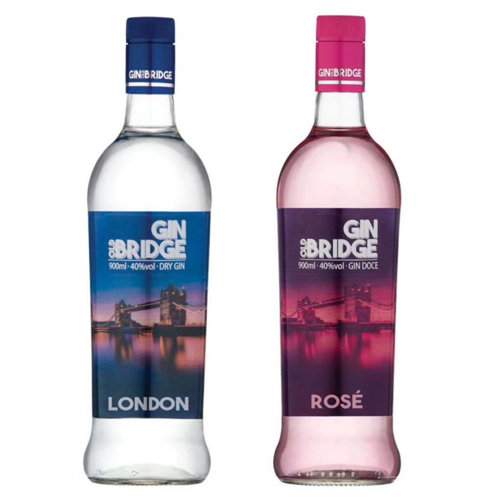 Gin (Kit 02 Un) Gin Old Bridge London Dry Seco ou Gin Old Bridge ...