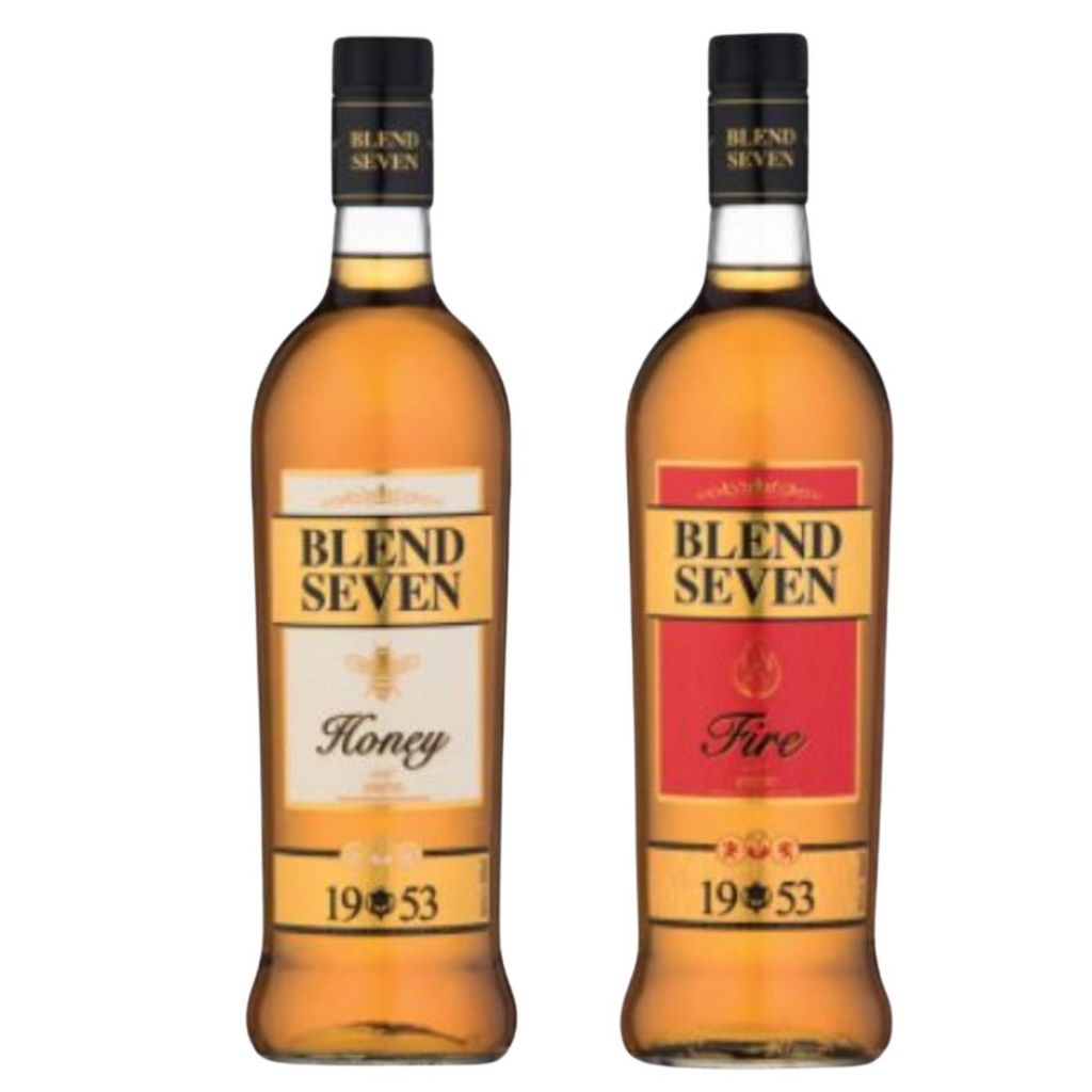 Whisky (Kit 02 Un) Aperitivo de Whisky Blend Seven Honey 1953 e Aperitivo de Whisky Blend Seven ...