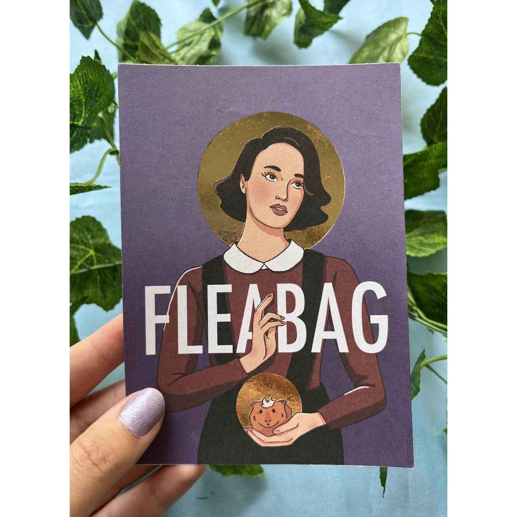Print Fleabag (acabamento em dourado) | Shopee Brasil
