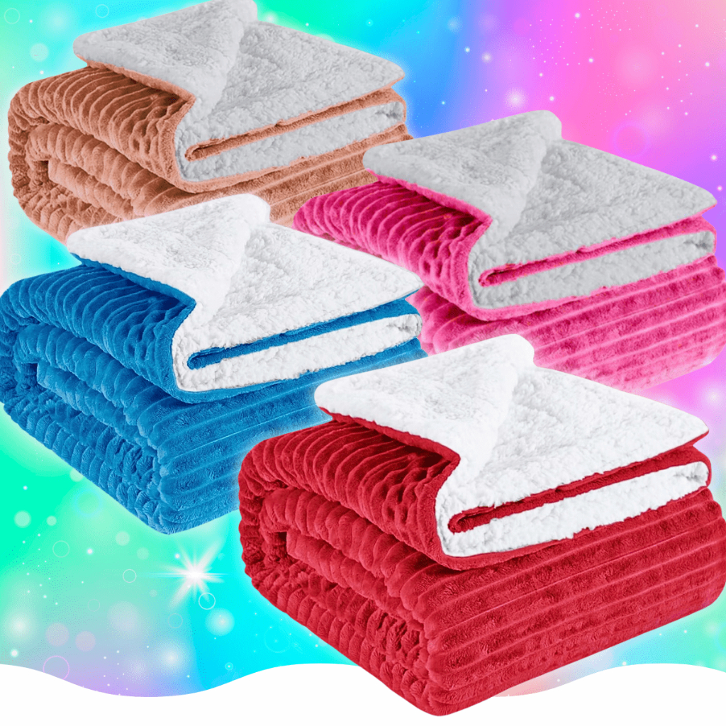 Coberta Casal Grossa 2.20x1.80 Inverno Cobertor Fofinho Canelado Manta ...