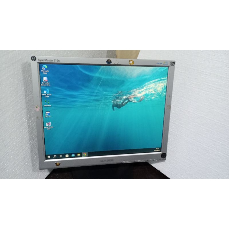monitor tela plana de 15 polegadas modelo SyncMASTER 510N. | Shopee Brasil