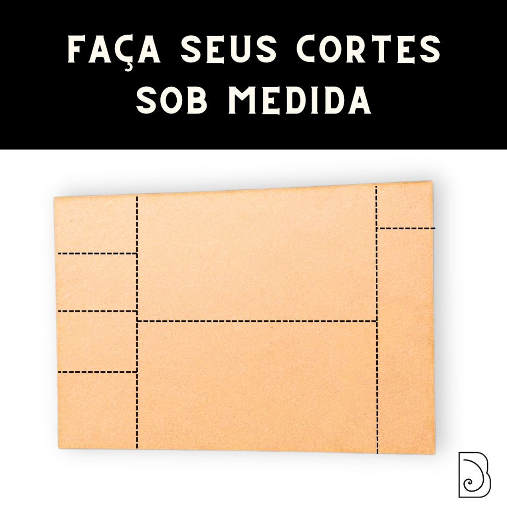 Chapa em MDF 100cm x 60cm personalizado - adquira e corte na medida que ...